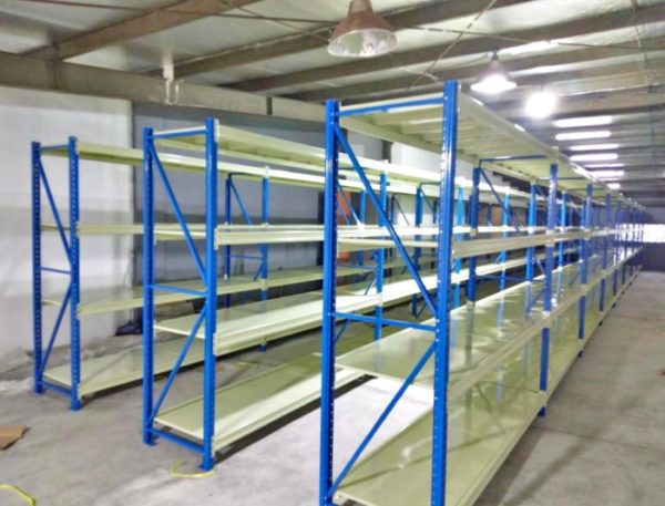 RAK BARANG GUDANG DARI BESI KAPASITAS BERAT 500 KG / LEVEL