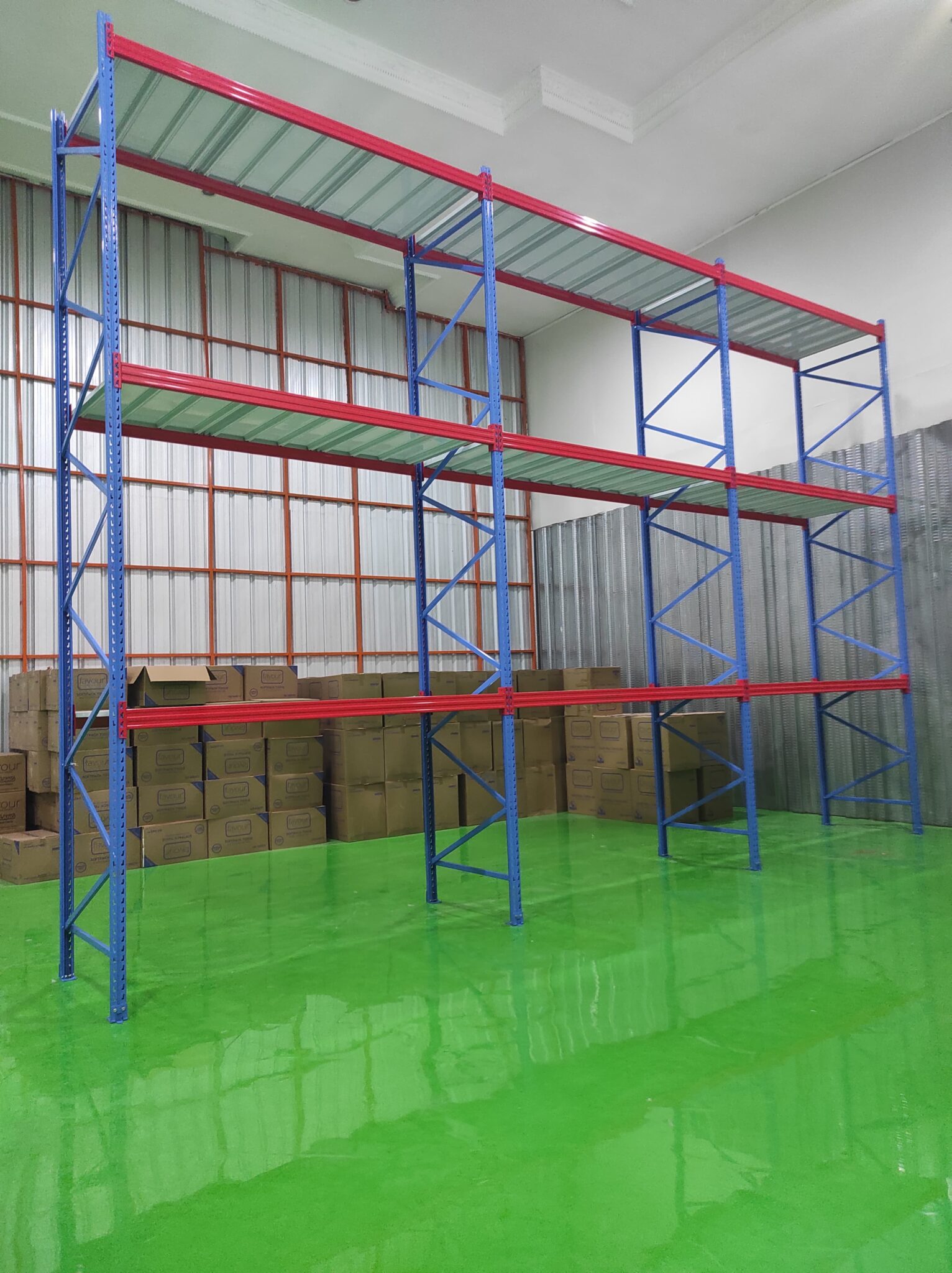 Rak Gudang Heavy Duty - Rak Pallet Besi Gudang Ukuran Besar Warehouse ...